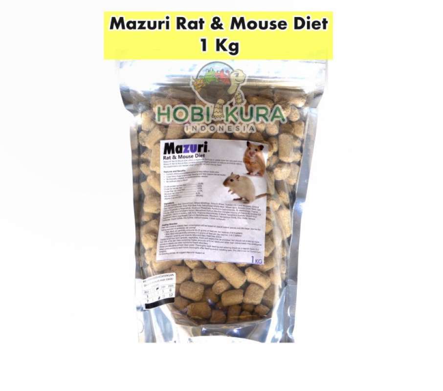 Promo Rat & Mouse Diet 1 Kg / Makanan Jerboa Gerbil Prairie Dog Hamster ...