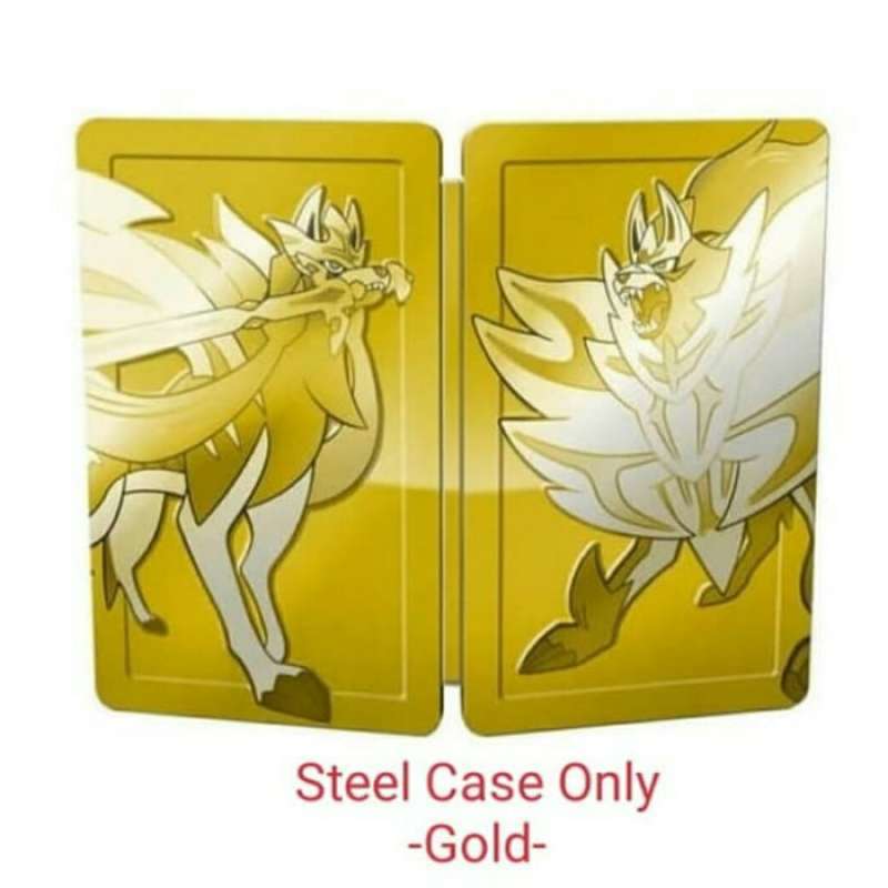Promo Pokemon Sword & Pokemon Shield Steel Case (gold) Diskon 26% Di ...