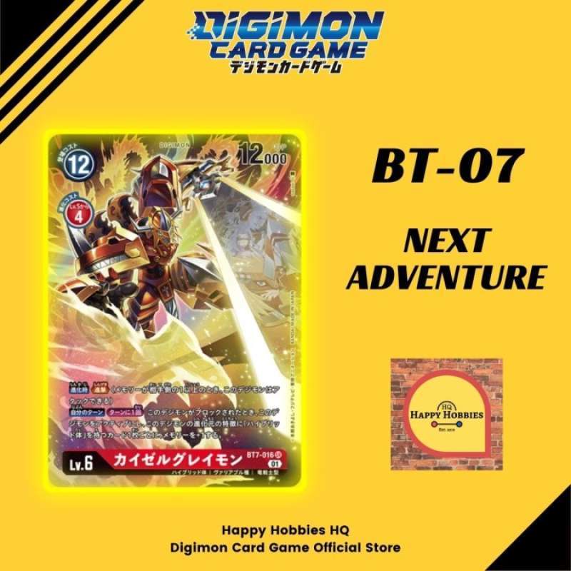 Promo Digimon Card Game Bt-07 Kaisergreymon Emperorgreymon Parallel SR ...