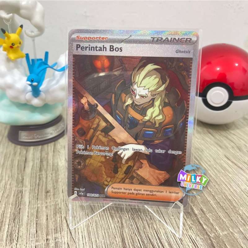 Promo Perintah Bos Ghetsis SAR sv1a 100/073 Hantaman Triplet Indo Pokemon Diskon 23% di Seller ...