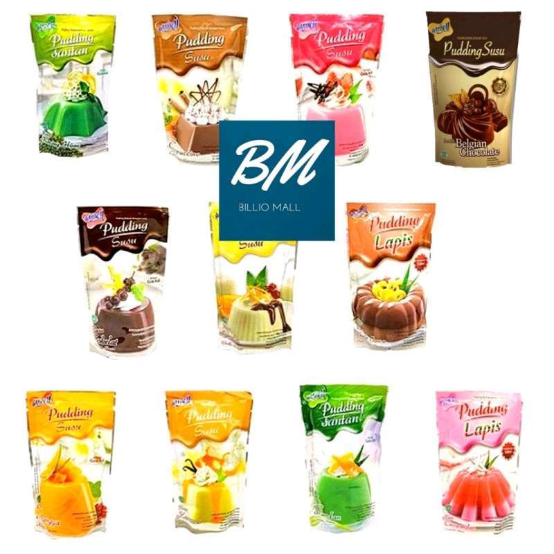 Jual NUTRIJELL Pudding Susu / Pudding Lapis / Pudding Santan VARIAN ...