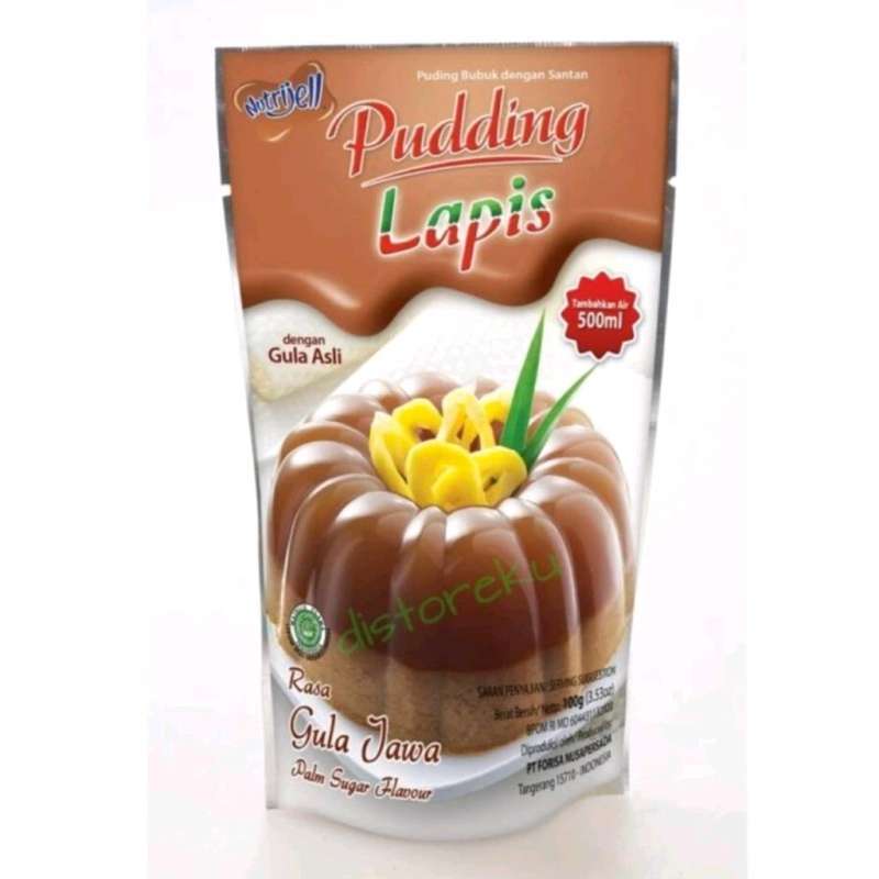 Jual NUTRIJELL Pudding Susu / Pudding Lapis / Pudding Santan VARIAN ...