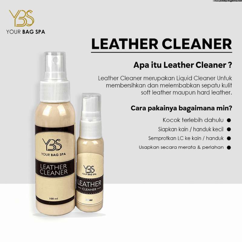 Promo Your Bag Spa Leather Cleaner - Cairan Pembersih Dan Perawatan ...