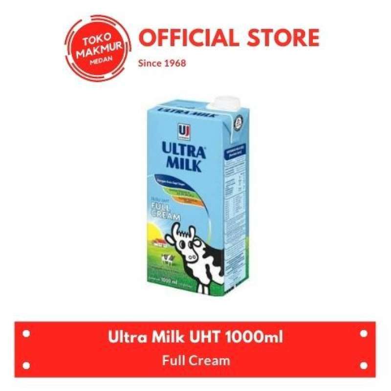 Jual Ultra Milk Uht Full Cream 1000 Ml Di Seller Tokomakmurmedan ...