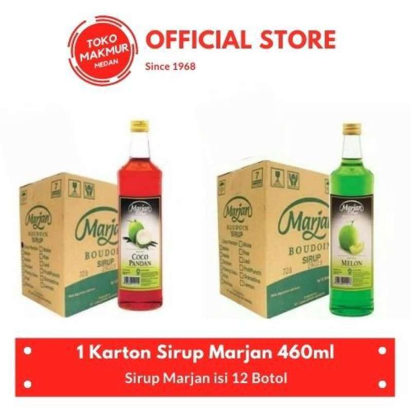 Jual 1 Karton Sirup Marjan 460ml Isi 12 Pcs Di Seller Tokomakmurmedan ...