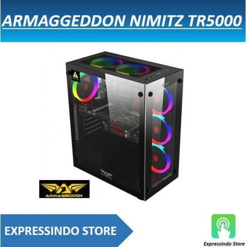 Promo Armaggeddon Nimitz Tr5000 - Atx Gaming Pc Casing Diskon 23% Di ...
