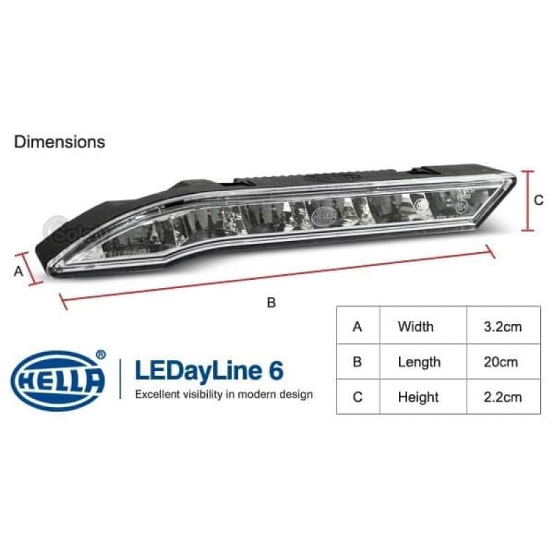 Promo Foglamp Drl Hella Led 5 Waterproof Diskon 2% Di Seller Adelio ...