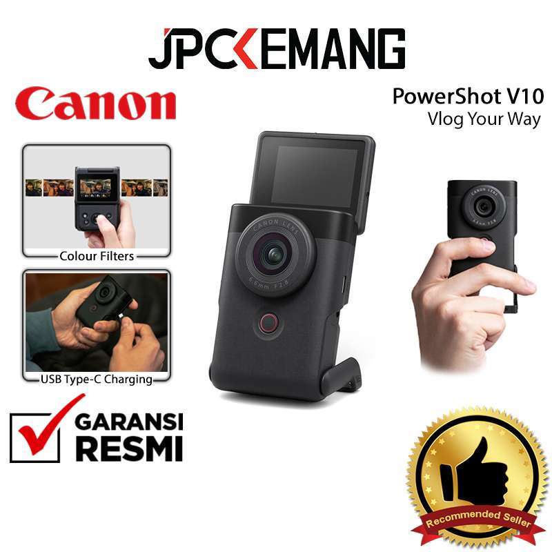 Promo Jpc Kemang Canon Powershot V10 Vlogging Camera Vlog Kamera Power ...