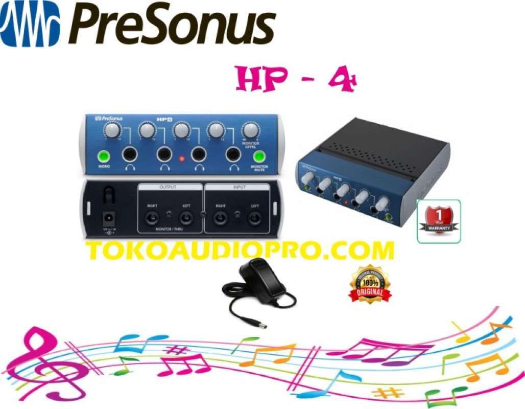 Promo PreSonus HP4 4-channel Headphone Amplifier Diskon 23% di Seller Qeira Store - Kalibata ...