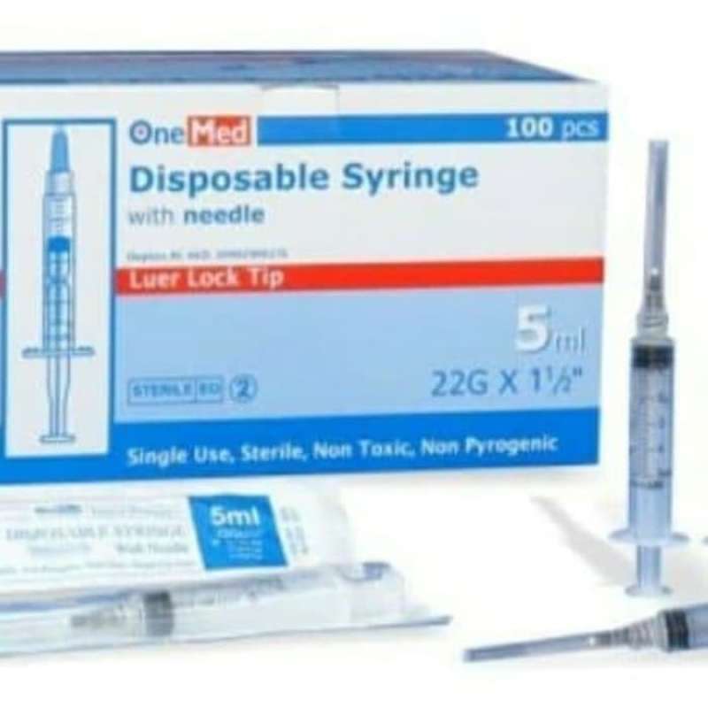Promo Spuit / Syringe / Alat Suntik 5 Cc Onemed Diskon 17% Di Seller ...