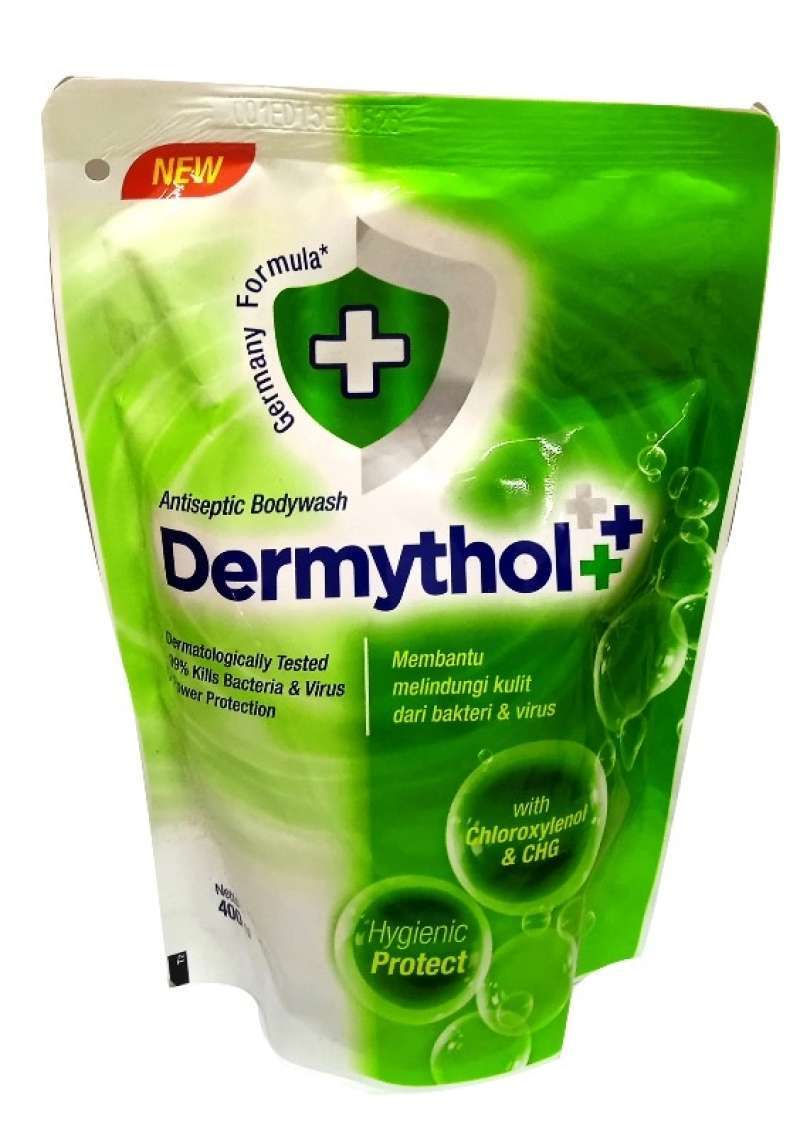 Jual SABUN CAIR ANTISEPTIC DERMYTHOL PROTEC 400 ML POUCH di Seller ...