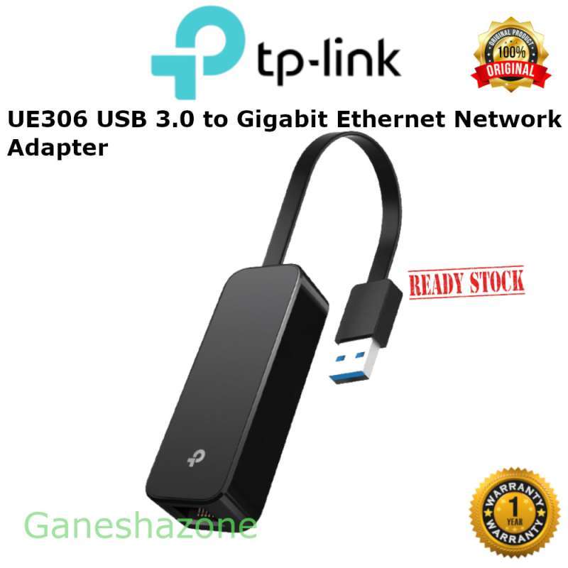 Jual TP-Link UE306 USB 3.0 to Gigabit Ethernet Network Adapter di Seller Ganesha Computer ...