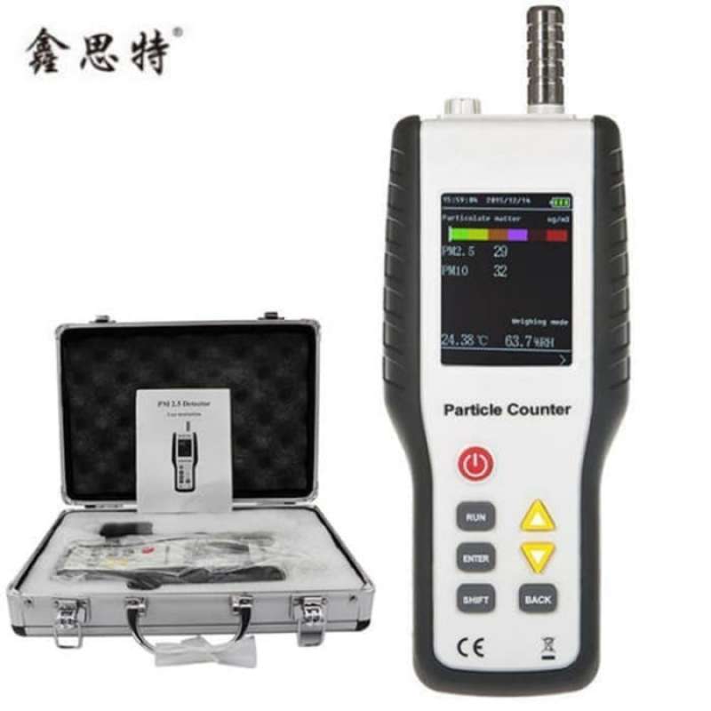Promo PM2.5 Detector Particle Counter Professional Air Quality Monitor Diskon 23% di Seller ...