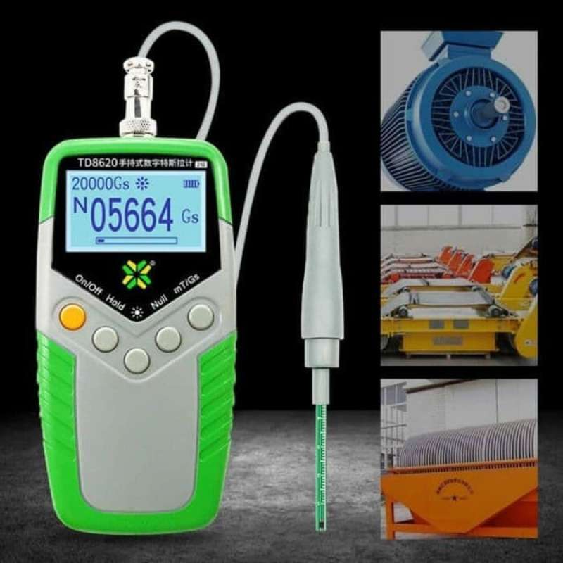 Promo Tesla Meter Magnet Tester Alat Ukur Medan Magnet TeslaMeter 8620 ...