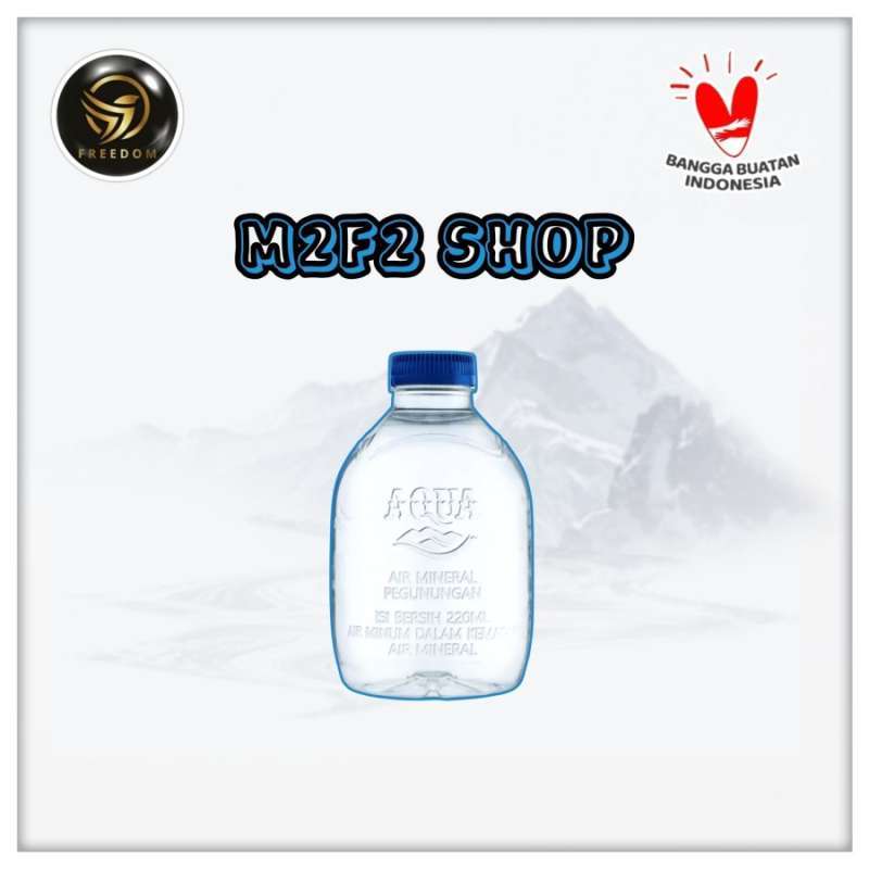 Promo Air Mineral Aqua Cube Botol Mini Pet - 220 Ml (kemasan Karton) Diskon 16% Di Seller M2f2 ...
