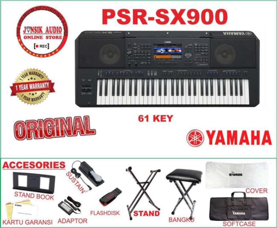 Promo Yamaha PSR SX900 sx-900 psr sx 900 Keyboard Paket Komplete Diskon ...