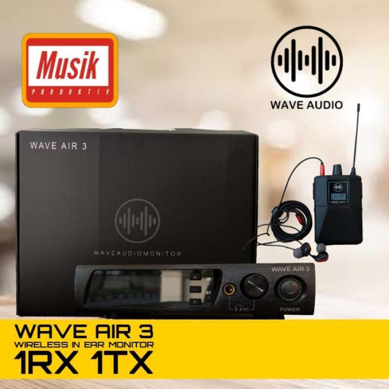 Jual Wave Audio Monitor WAVE AIR 3 Wireless In Ear Monitor System -1TX ...