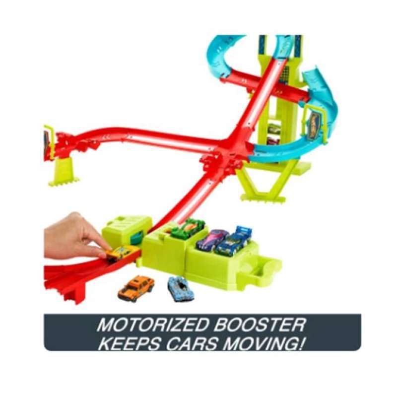 Promo Hot Wheels HOTWHEELS Track Neon Speeders Skyscraper Speed Circuit ...