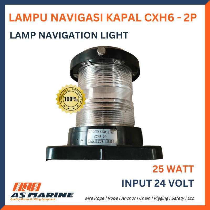 Jual Lampu Navigasi Kapal CXH6 - 2P / Lamp Navigation Light 24V 25W ...