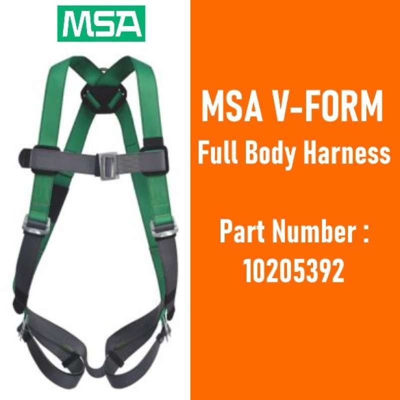 Promo Full Body Harness Part No 10205392 / Safety Belt Msa V-form ...