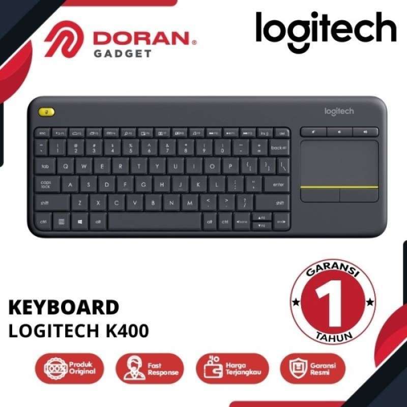 Jual Logitech K400 Plus Wireless Keyboard K400+ Keyboard Touchpad ...