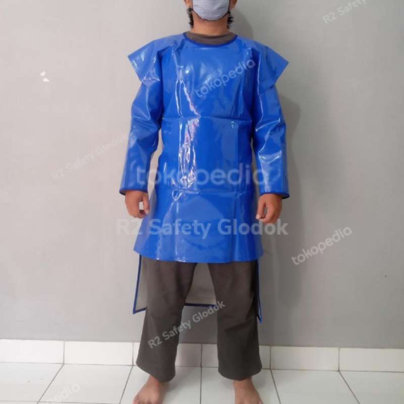 Jual Jual Baju + Apron Lengan / Satu Sett Apron Pertanian Dan Kimia ...