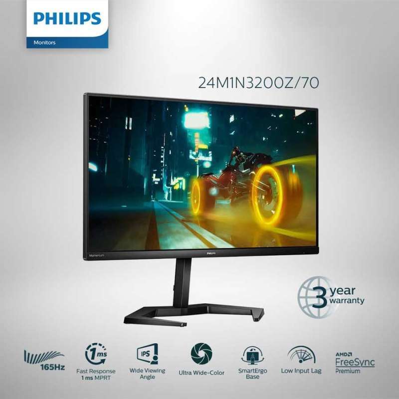 Jual Led Monitor Gaming Philips 24m1n3200za 24 165hz Ips Fhd 1ms Dp ...