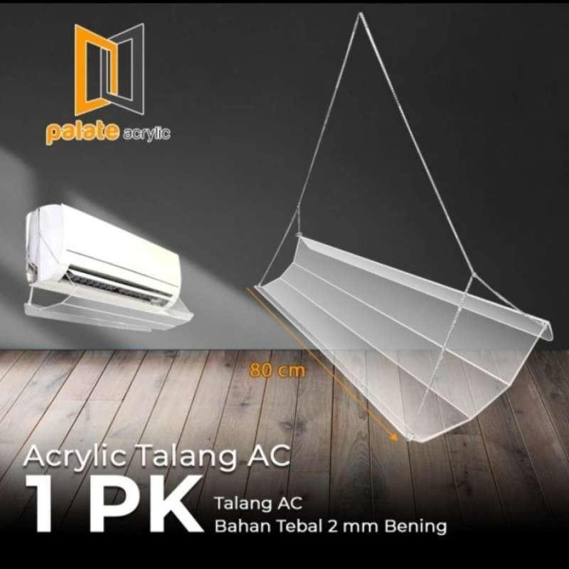 Promo Akrilik Talang Ac / Reflektor / Talang / Penahan Hembusan Angin ...