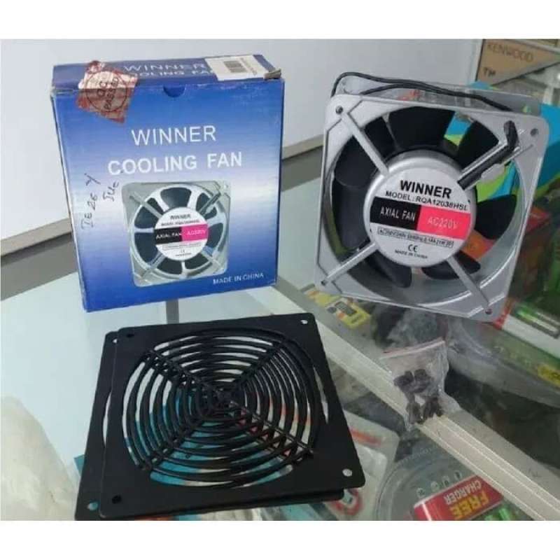 Promo Winner Fan Panel 12x12 Cm 220v Ac Cooling Fan Kipas Angin Listrik ...