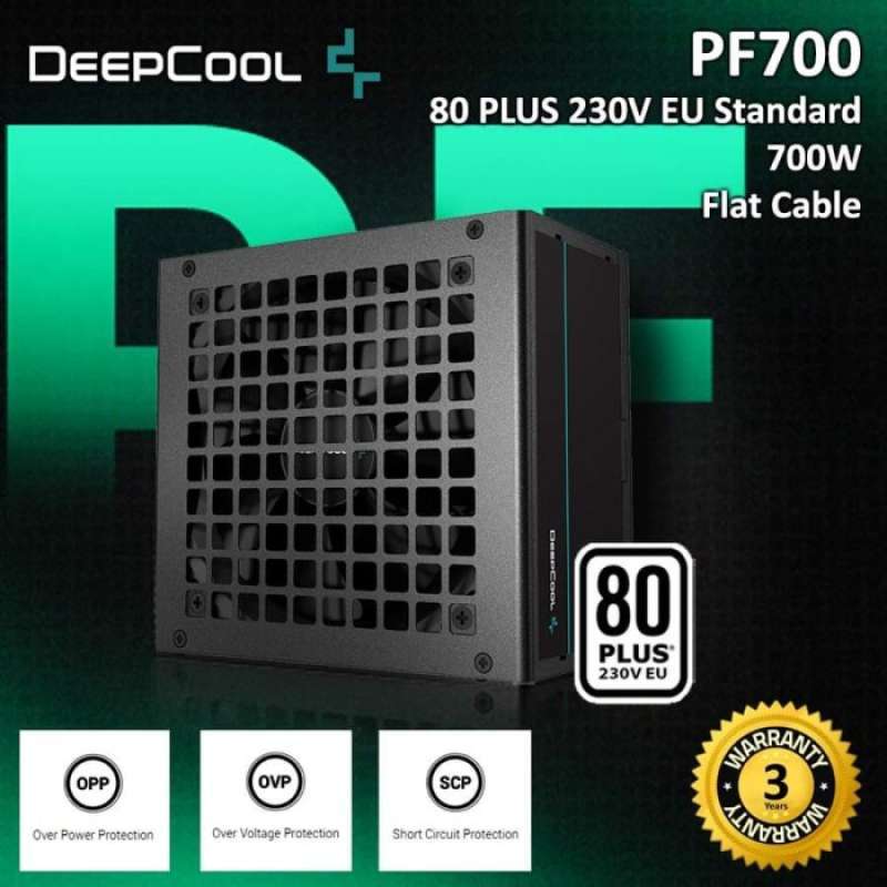 Promo Deepcool Psu Pf700 700Watt 80+ All Flat Cable Pf 700 Pf-700 ...