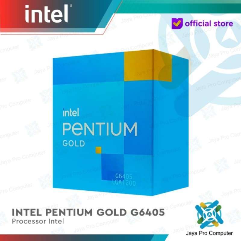Promo Processor Intel Pentium Gold G6405 Box Comet Lake Socket Lga 1200 Diskon 23% Di Seller ...