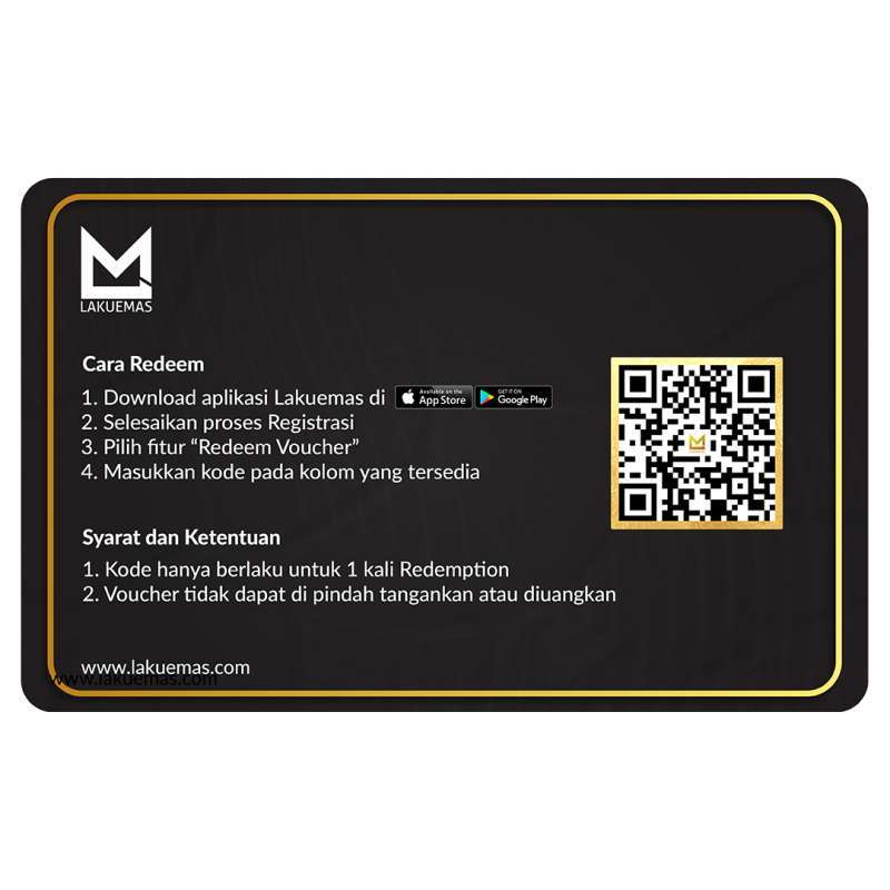 Jual Voucher Fisik Lakuemas Nominal 500 Ribu. Di Seller Lakuemas ...