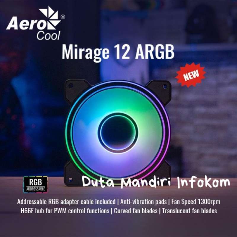 Promo Aerocool Mirage 12 Argb Fan 120mm - Gaming Fan Case 12cm Diskon 23% Di Seller Xixistore ...