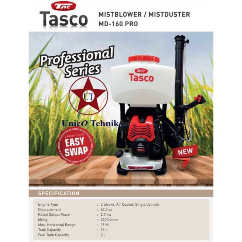 Promo Mist Blower Tasco Md 160 / Mesin Blower Tasco Md-160 Semprot Hama Diskon 33% Di Seller ...