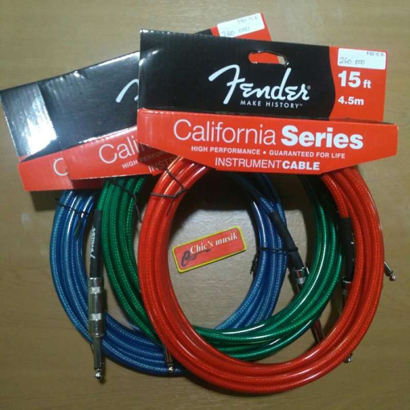 Promo Kabel Instrument Fender Fgc15 - Hijau Tosca Diskon 23% Di Seller ...
