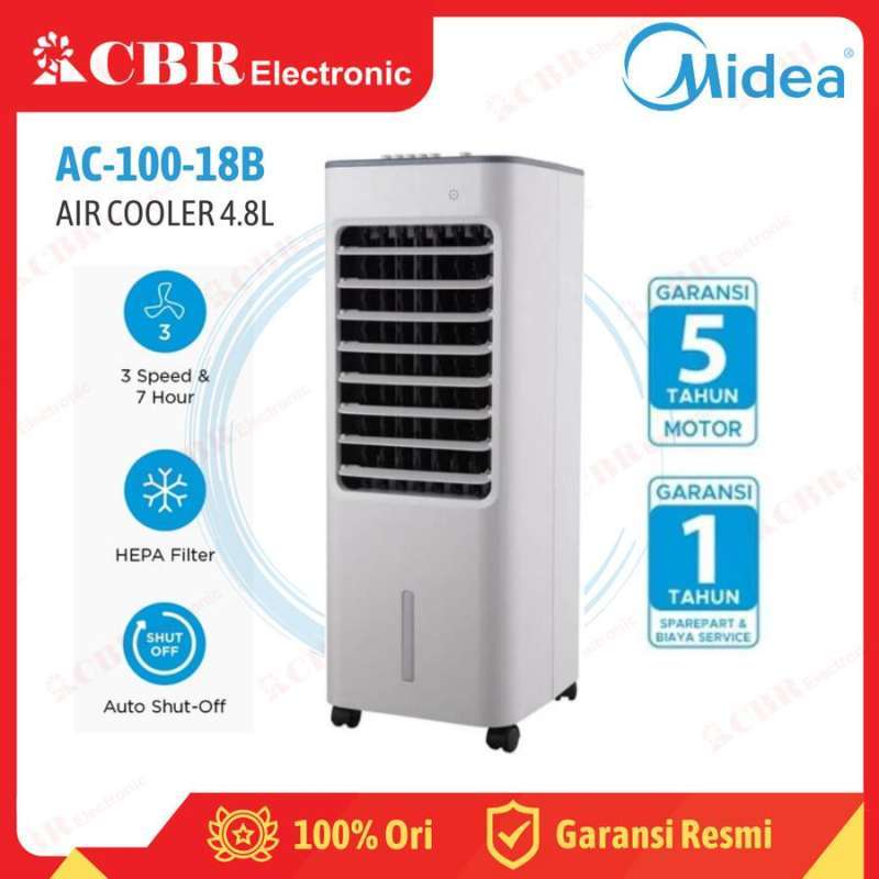 Jual Air Cooler Midea Ac100-18b / Ac100 4.8 Liter / 4.8l - Putih Di ...