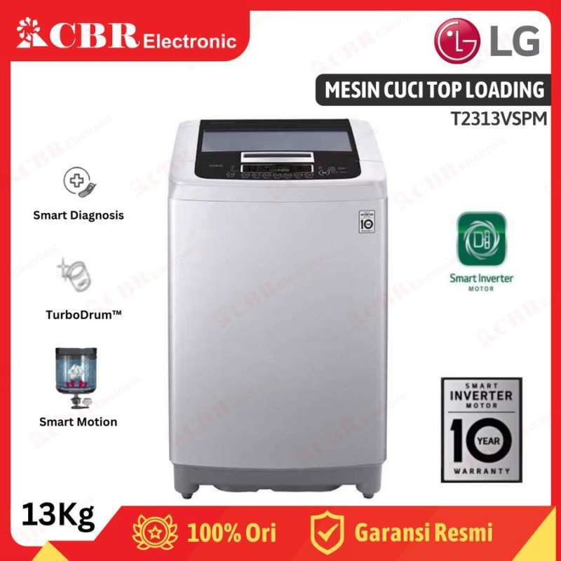 Jual Mesin Cuci LG 13 Kg T2313VSPM / Smart Motion - Top Loading - INVERTER di Seller CBR Nagoya ...