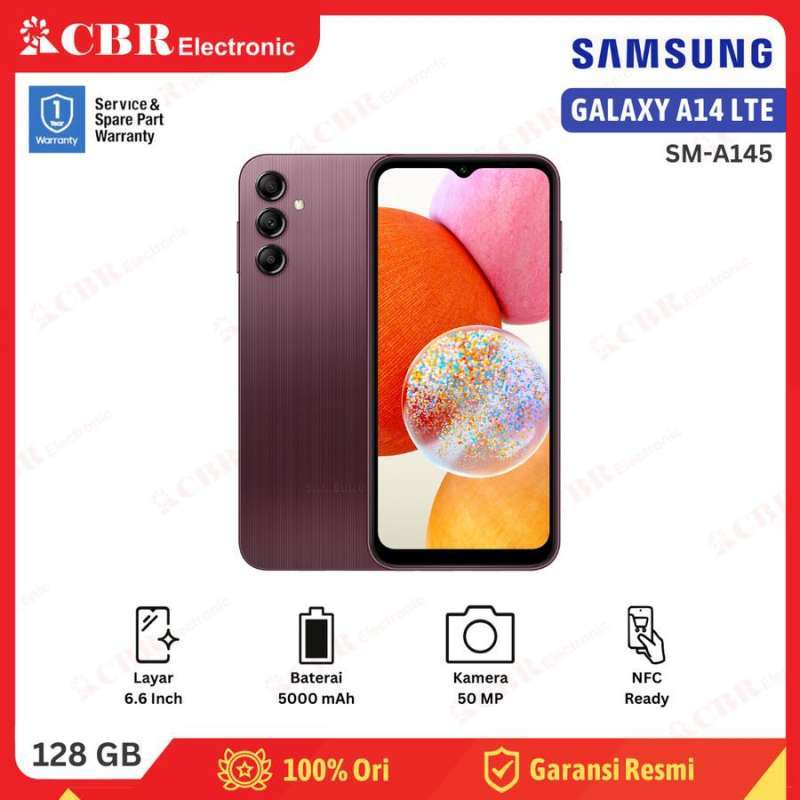 Jual Smartphone SAMSUNG Galaxy A14 (4/128GB - 6/128GB) SM-A145 di ...