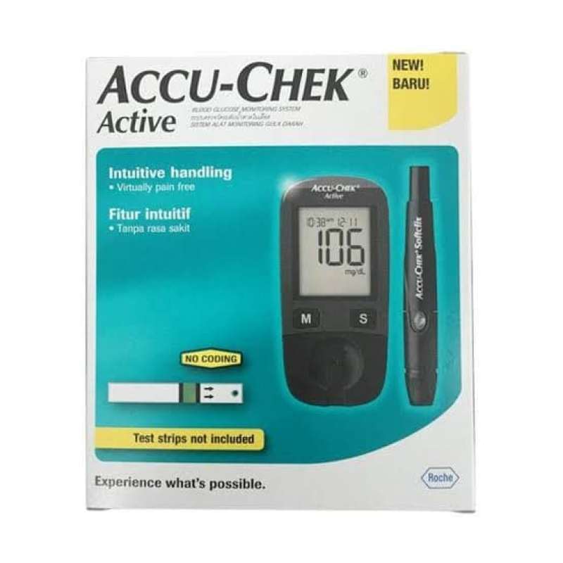 Jual Alat Tes Cek Gula Darah Accu-Check Accu Check Accucheck Active ...