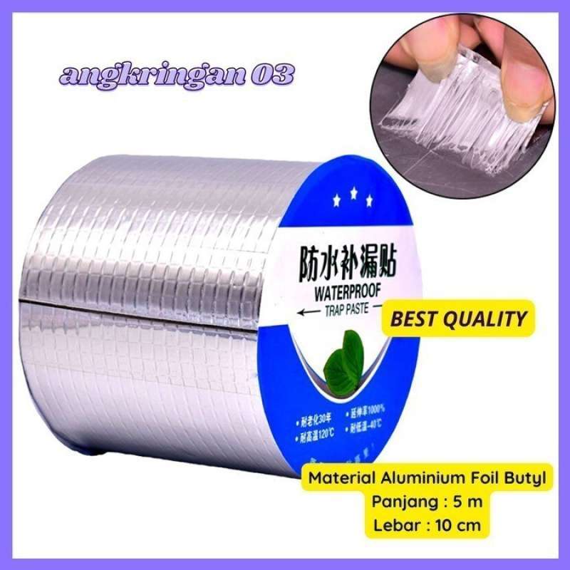 Jual Lem Tandon Air Penambal Bocor Anti Rembes Atap Talang Tape Waterproof di Seller Himaga ...