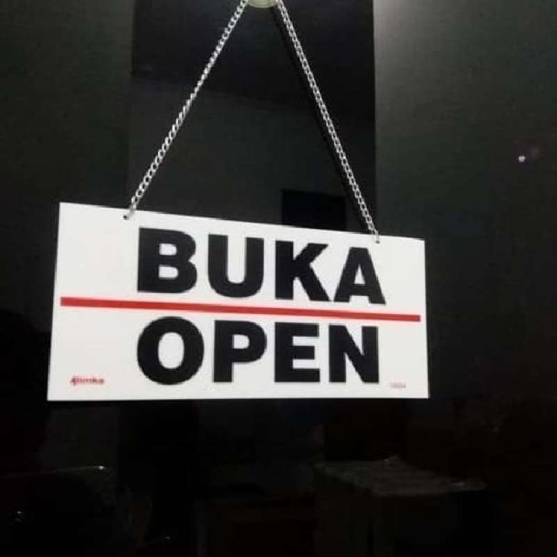 Jual Sign Label Sign Board Acrylic Buka Tutup Di Seller Plexy Art ...