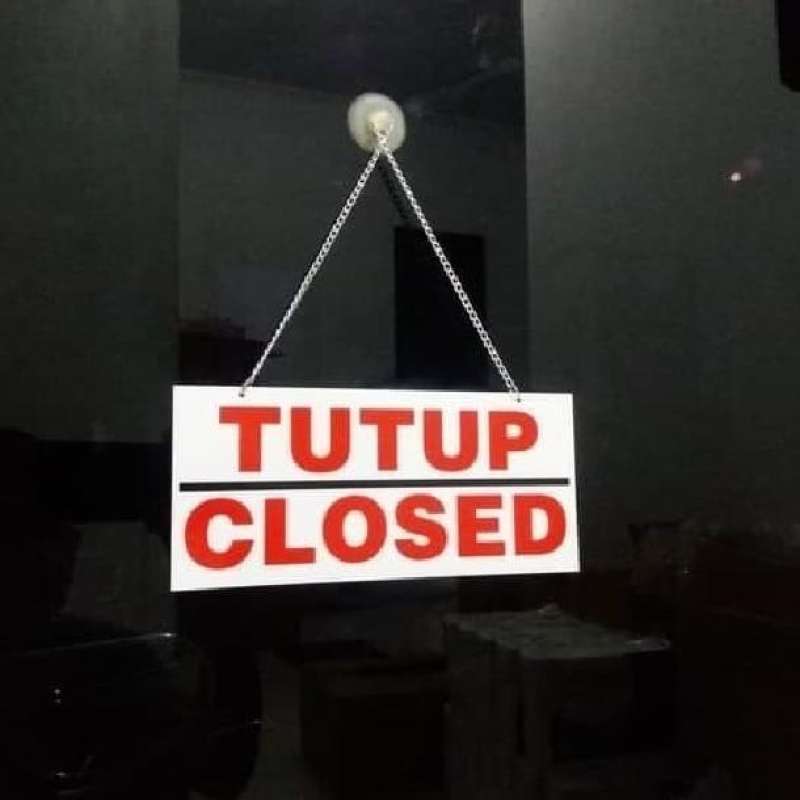 Jual Sign Label Sign Board Acrylic Buka Tutup Di Seller Plexy Art ...