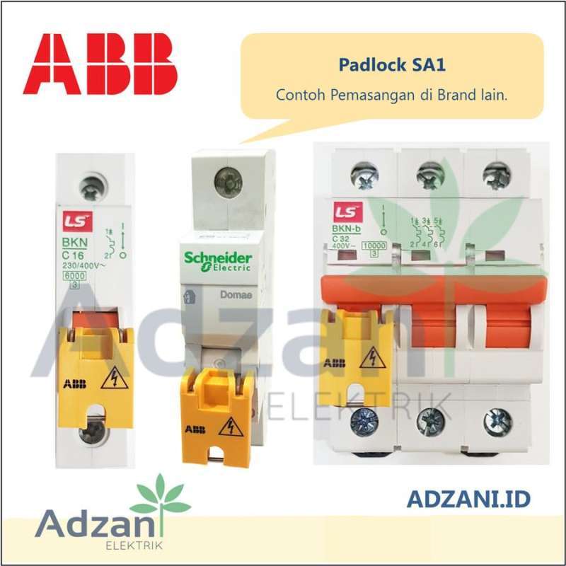 Jual [abb] Pengunci/padlock Mcb/rccb Sa1 - Gjf1101903r0001 Di Seller ...