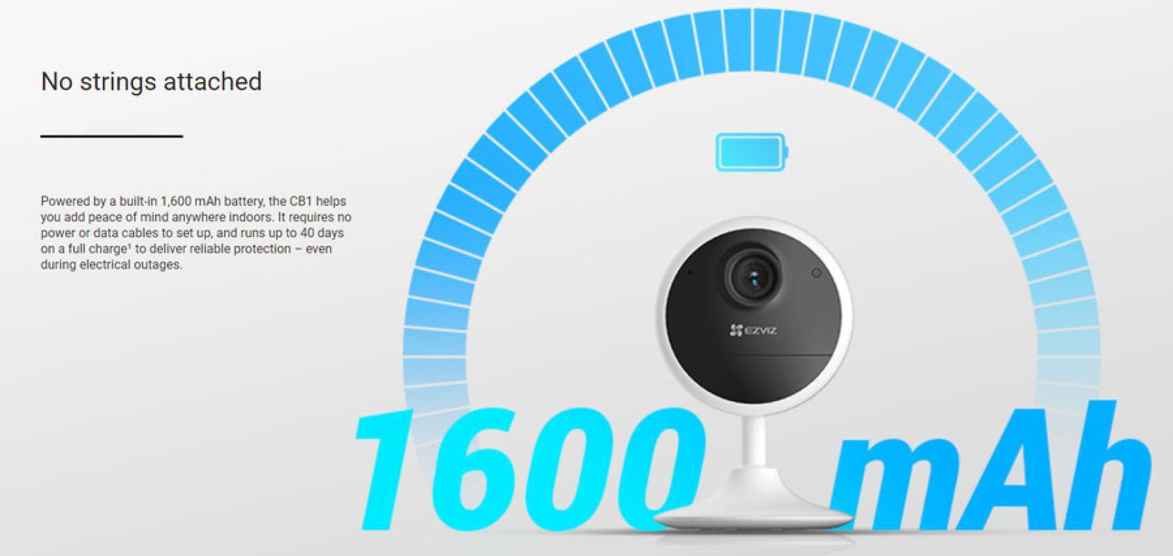 Promo Ezviz Cb1 2mp Smart Home Wifi Battery Ip Camera Cctv Indoor Type ...