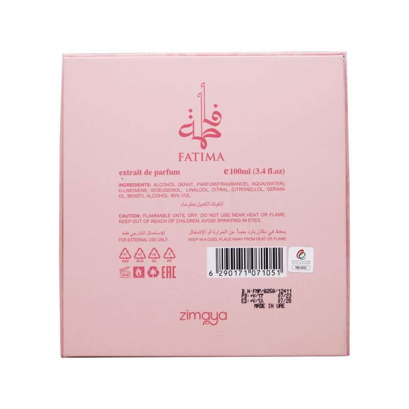 Promo Zimaya Fatima Pink Woman 100 Ml Diskon 47% Di Seller Rumah Parfum ...