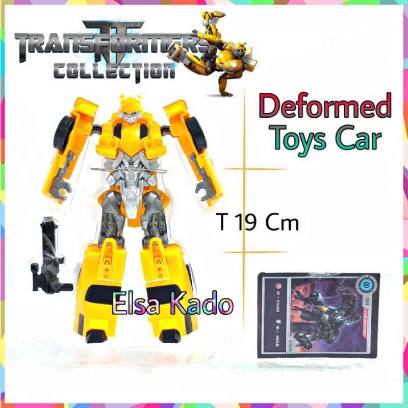 Promo Mainan Transformers Optimus Prime Bumblebee Robot Car Action ...