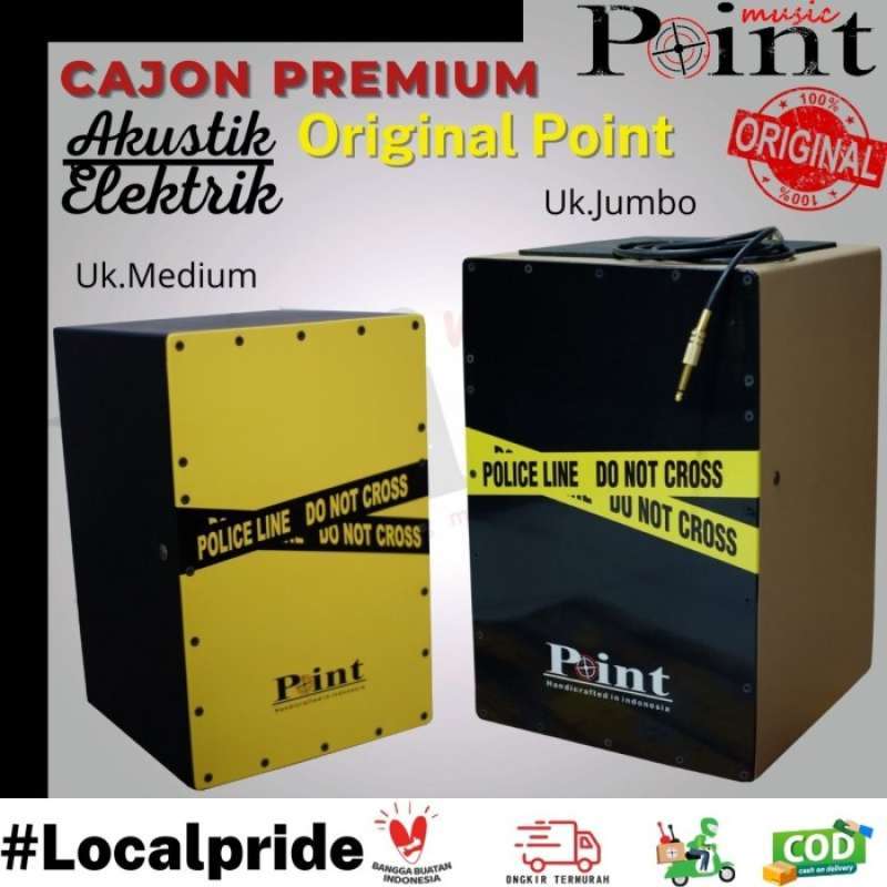 Jual [original] Cajon / Cahon / Drumbox Akustik Elektrik Original Point ...