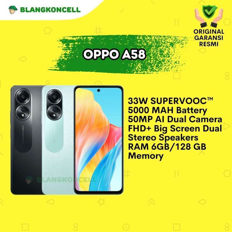 Jual Oppo A58 Pro Spesifikasi Original, Murah & Diskon Harga Mei 2024 ...
