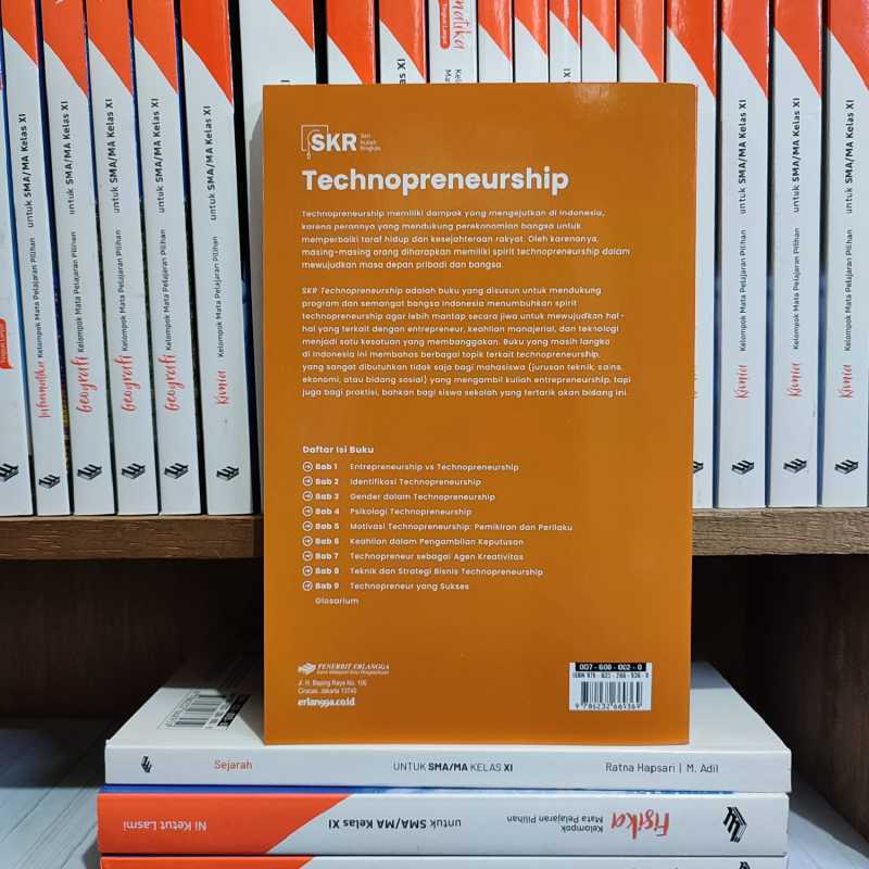 Promo Buku SKR Technopreneurship Erlangga Diskon 23% di Seller Toko ...