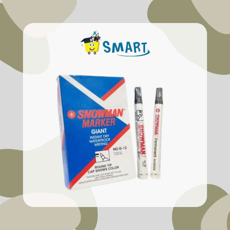Spidol Snowman Permanent 1 Pack 🔥 - Terlengkap & Harga Terbaru Mei 2026